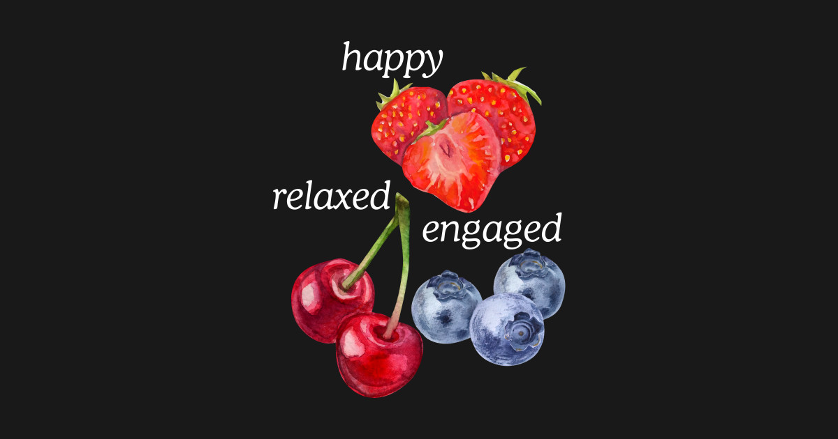 Happy Relaxed Engaged Colors Fruit Behavior Analyst ABA RBT - Happy ...