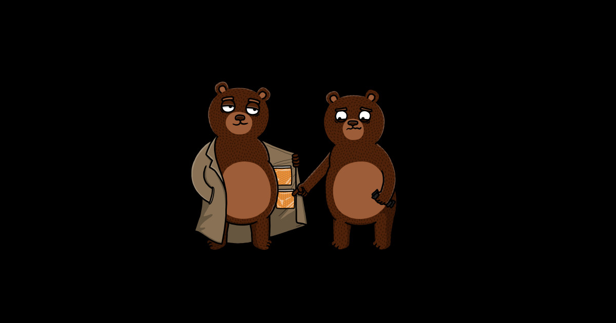 Bearly Legal - Bear - Sticker | TeePublic