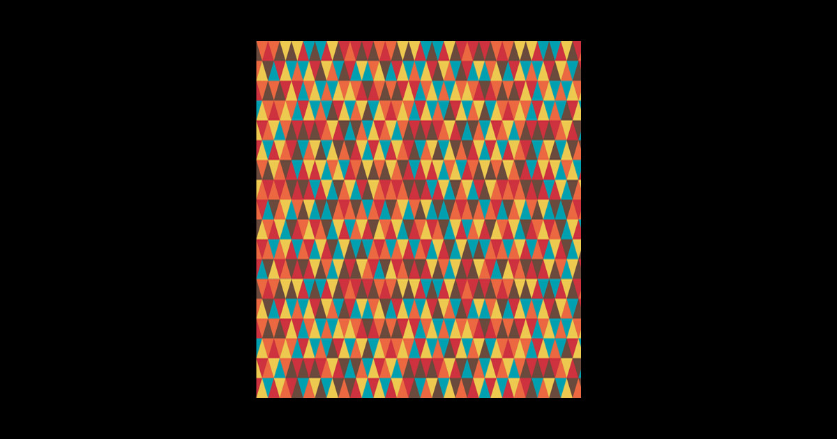 Geometric Line Pattern - Geometric Patterns - Sticker | TeePublic