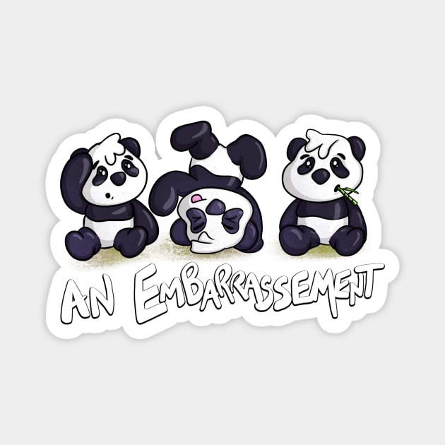 An Embarrassment of Pandas - Panda - Magnet | TeePublic