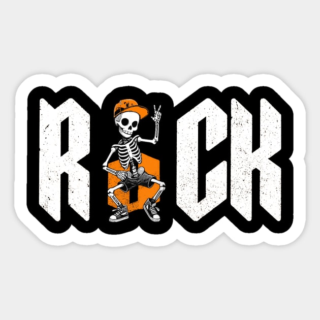 Rock On Funny Skeleton - Rock On Funny Skeleton For Women Rock A ...