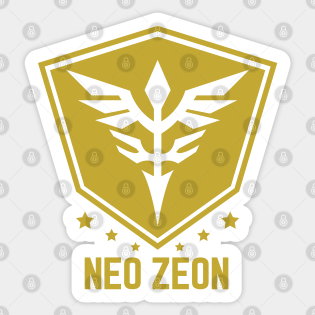NEO ZEON EMBLEM - Tekkadan - Sticker | TeePublic