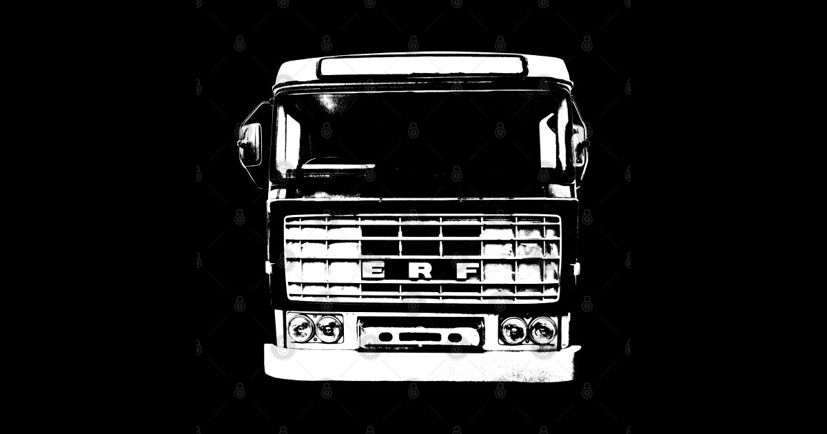 Vintage 1970s ERF B Series lorry monoblock white - Erf - Sticker ...