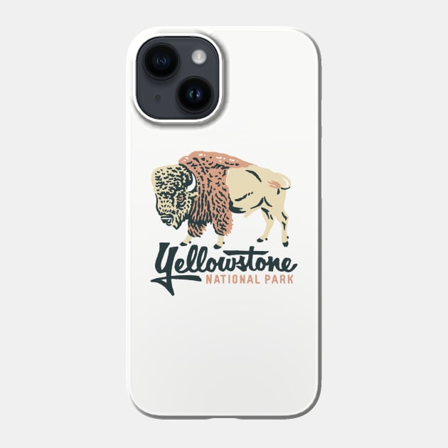 Yellowstone bison - Yellowstone - Phone Case | TeePublic