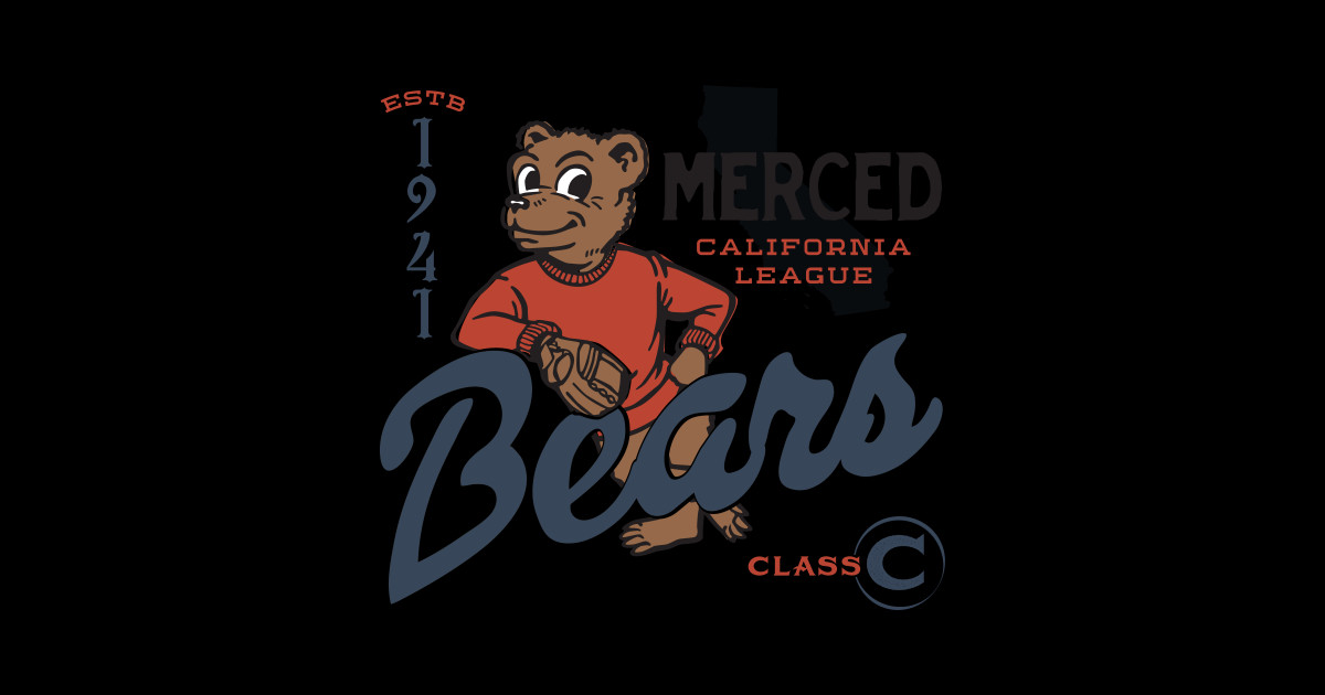 Merced Bears - Minor League Baseball - Sticker | TeePublic