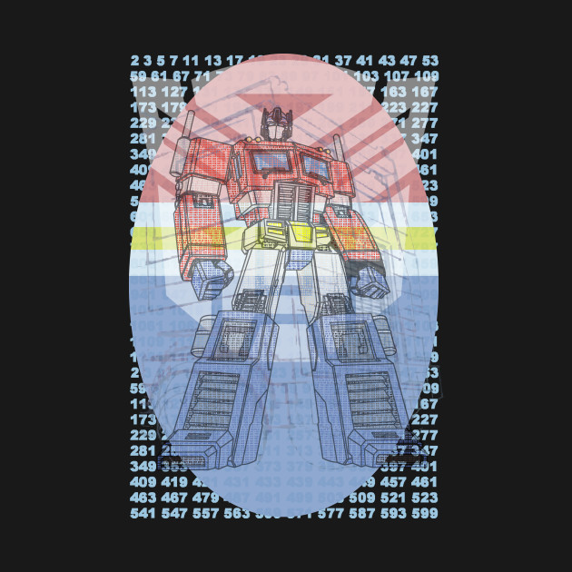 Prime Numbers - Optimus Prime Numbers - T-Shirt | TeePublic