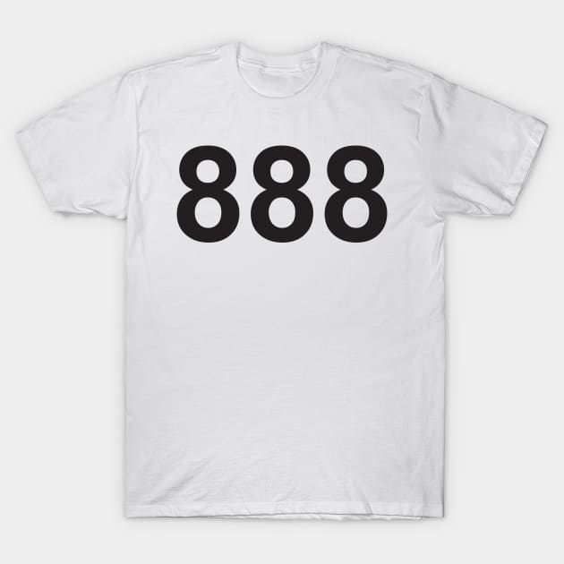 Angel number 888 - Angel Number - T-Shirt | TeePublic