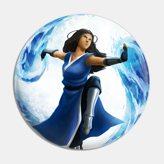 Waterbender master - Waterbender Master - Pin | TeePublic