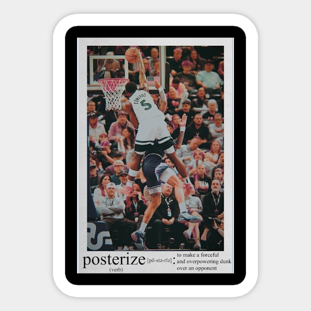 Posterize - As Defined By Ant-Man - Basketball - Sticker | TeePublic