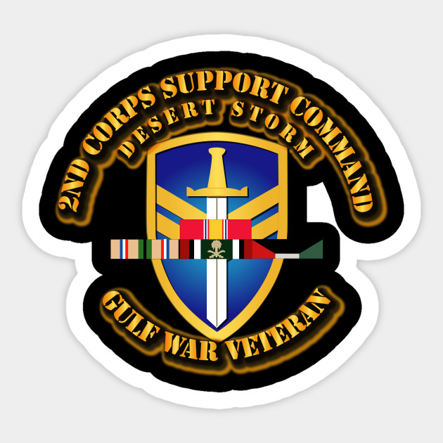 2nd Corps Support Command w DS SVC Ribbons - 2nd Corps Support Command ...