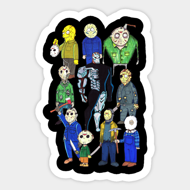 Jason Animated - Jason Voorhees - Sticker | TeePublic