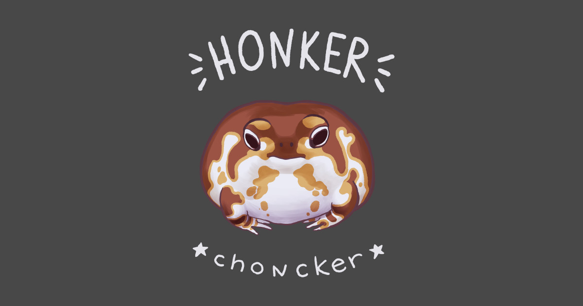 Rain Frog cute chonker honker. Art for amphibian lovers - Rain Frog - T ...