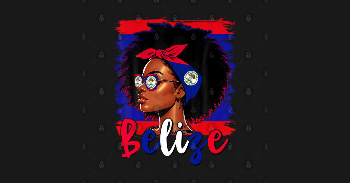 Belizean Belize Flag Proud Belize - Belizean Pride Women - T-Shirt | TeePublic