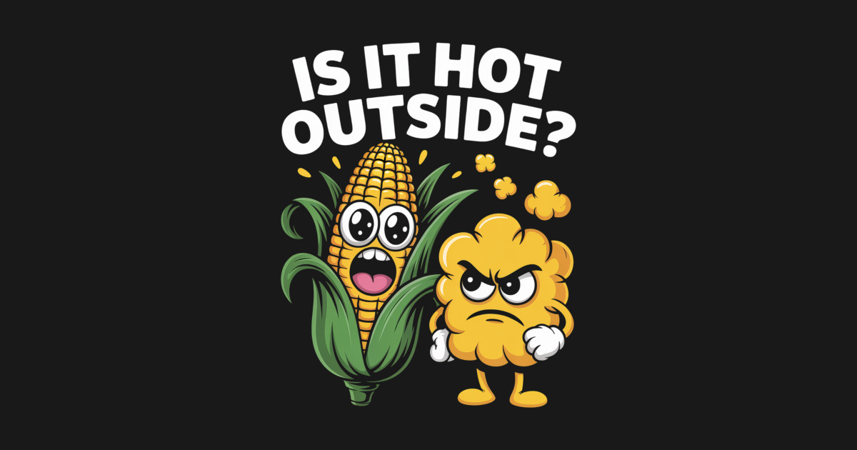 Corn Cob Is It Hot Outside Popcorn - Corn Cob Is It Hot Outside Popcorn ...