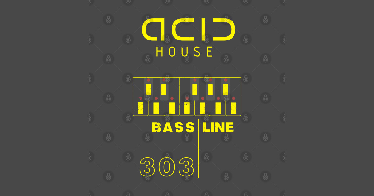 ACID HOUSE 303 - Acid House - T-Shirt | TeePublic