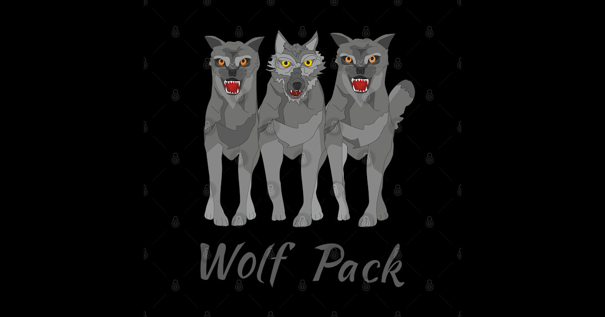 Wolf Pack - Wolf Pack - Sticker | TeePublic