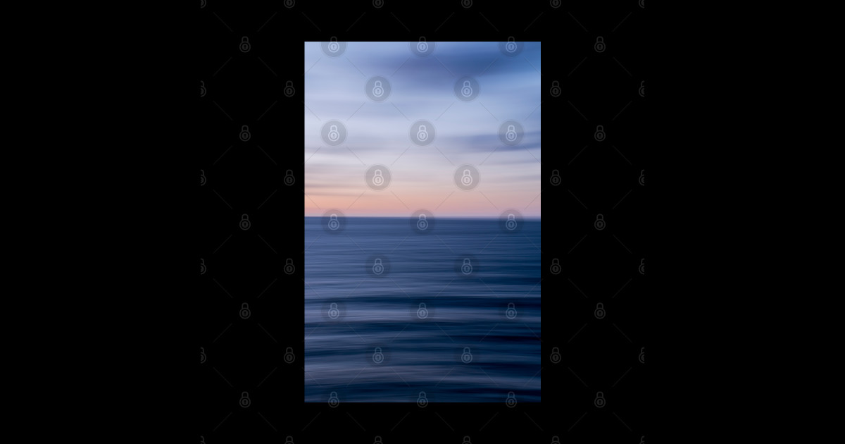 Calming Sunset - Ocean - Sticker | TeePublic