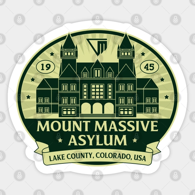 Mount Massive Asylum Emblem - The Outlast Trials - Sticker | TeePublic