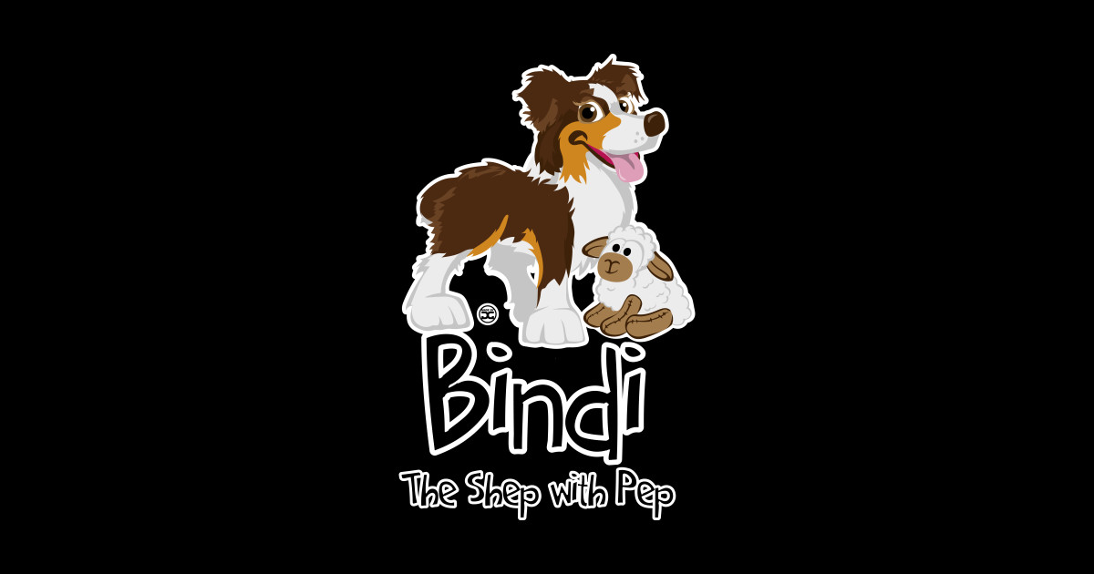 Bindi the Aussie - Australian Shepherd - Sticker | TeePublic
