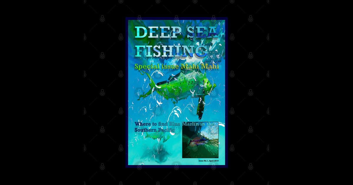 Deep Sea Magazine Poster - Tarpon - Sticker | TeePublic