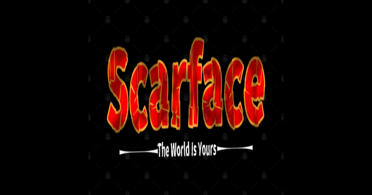 scarface tshirt best design - Scarface Design - Sticker | TeePublic