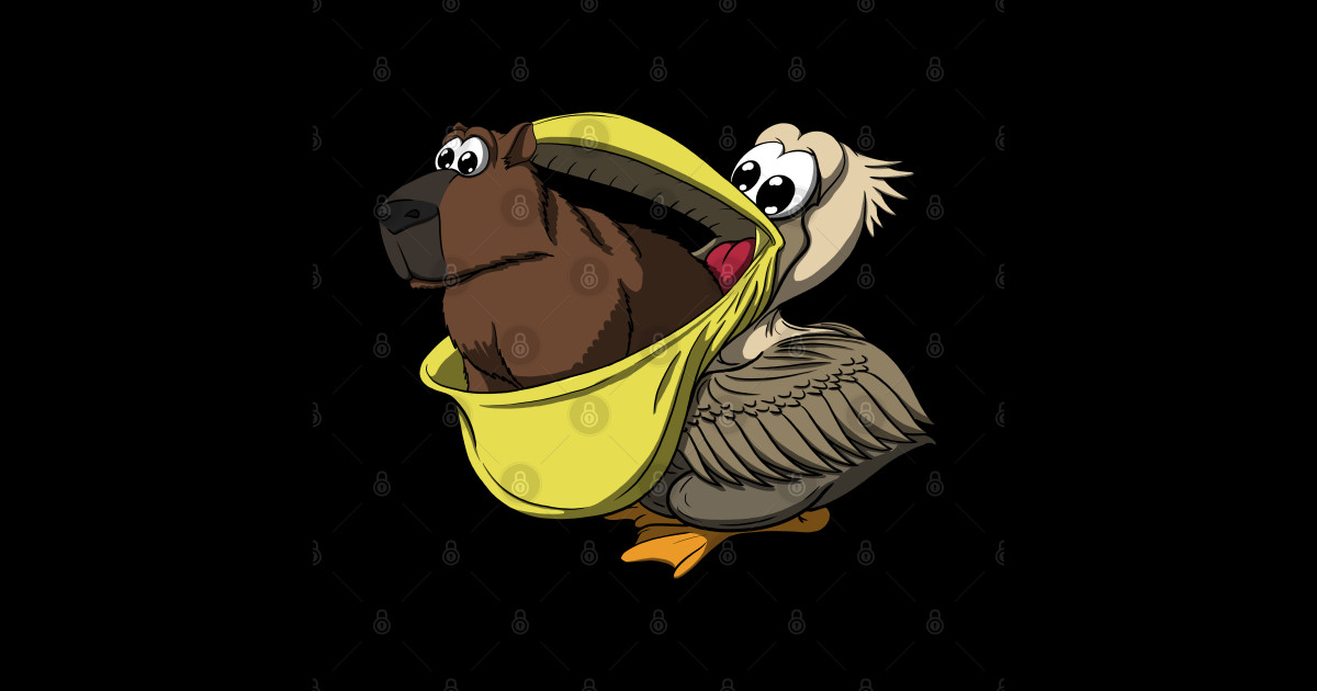 Cappy & Pelly, Friends Forever - Cartoon - Sticker | TeePublic