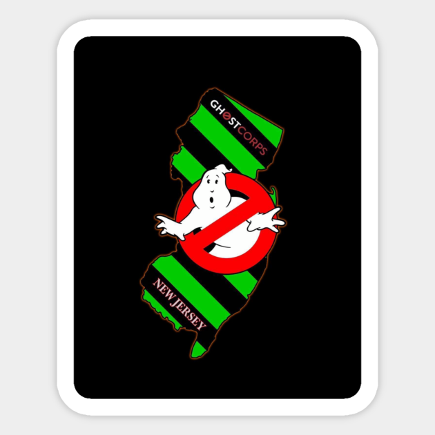 GCNJ OFFICIAL LOGO - Ghostbusters Franchise Logo - Sticker | TeePublic