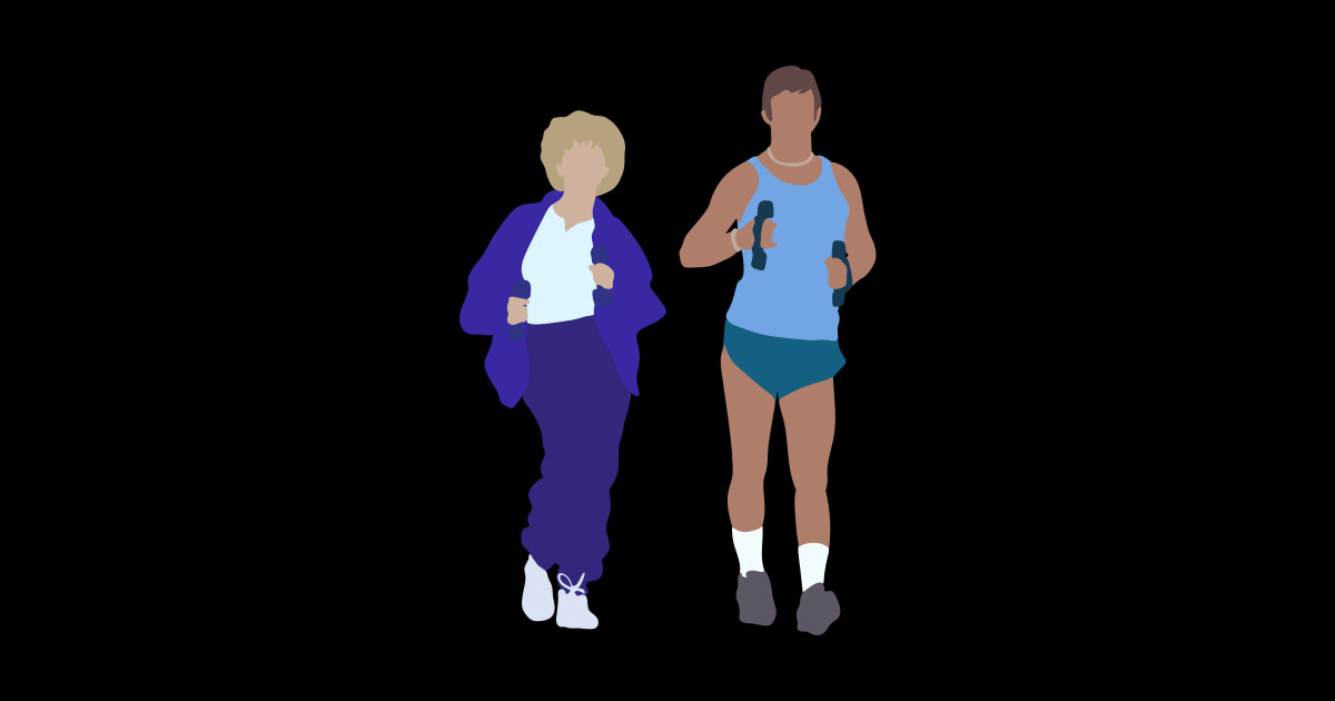 kath and kel power walking - Kath And Kim - Magnet | TeePublic