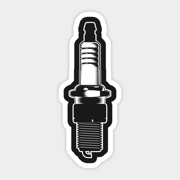 Spark Plug - Spark Plug - Sticker | TeePublic