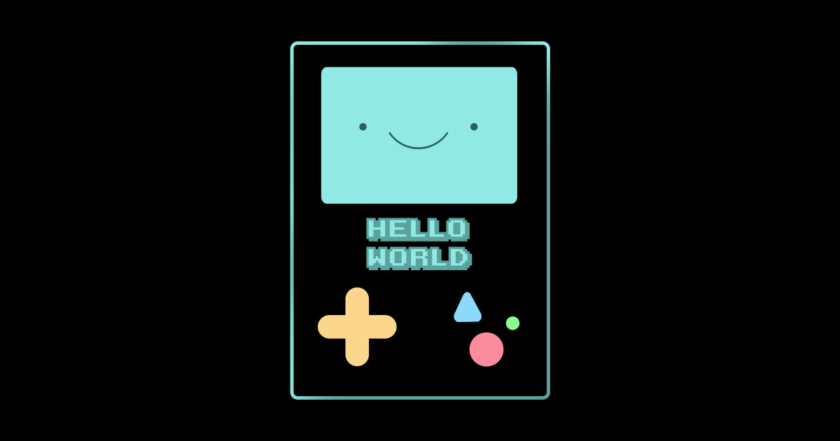 Cute Adventure Time Bmo Hello World Programmer Programming Female - Bmo ...