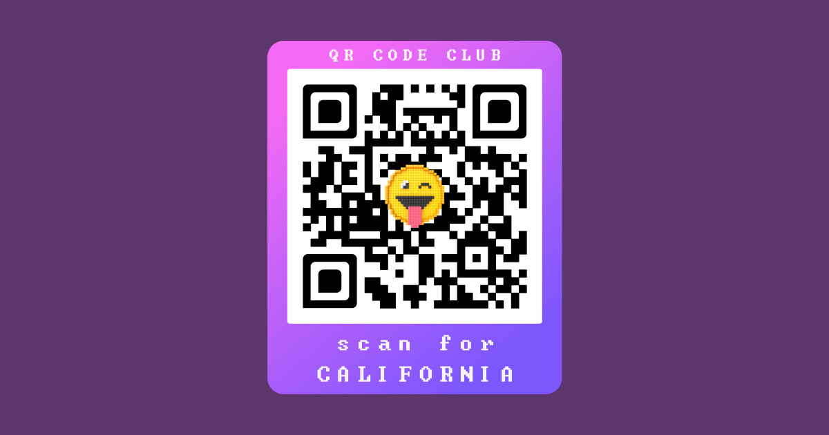 Scan for California, Qr Code Funny Memes -22 - California State - T ...