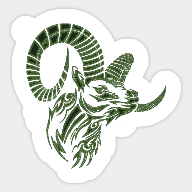 1979-1980, Earth Goat Emblem Chinese Zodiac - Earth Goat - Sticker ...