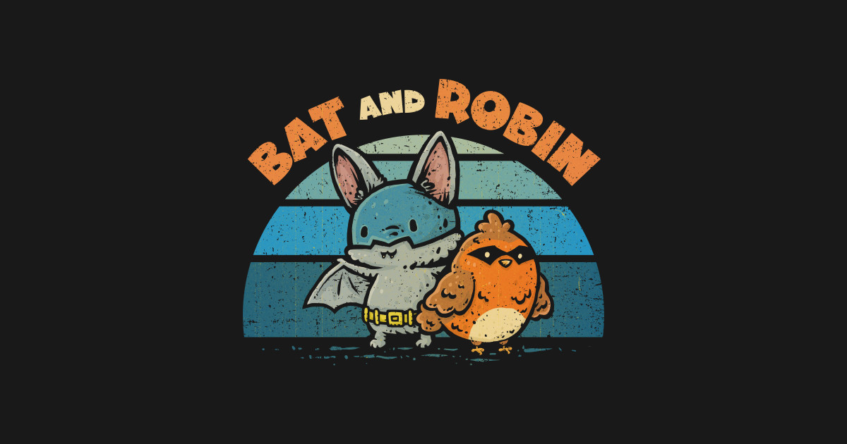 Bat and Robin - Comics - T-Shirt | TeePublic
