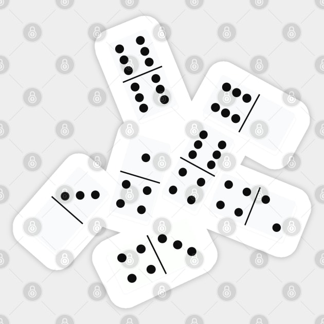 Play some dominoes! - Domino - Sticker | TeePublic