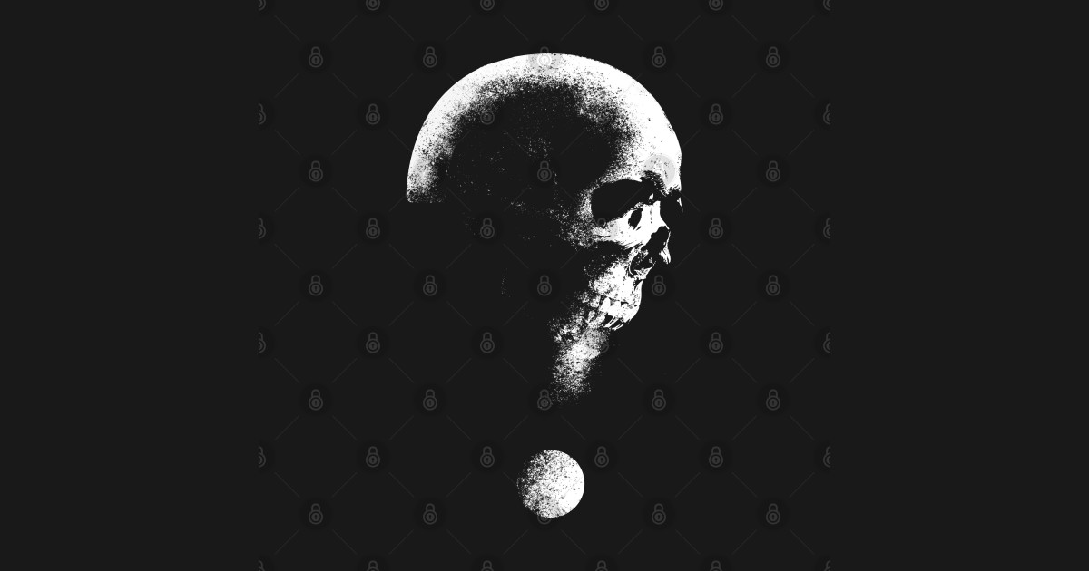 Skull Question Mark - Question Mark - T-Shirt | TeePublic