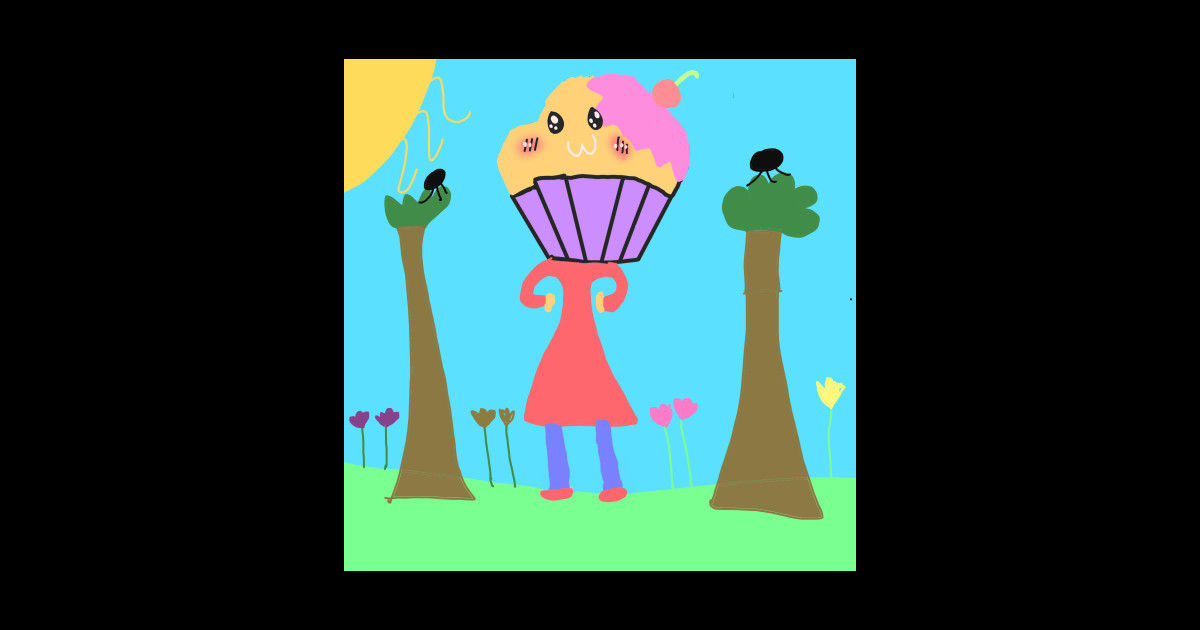 A Muffin Girl - Muffin - Sticker | TeePublic