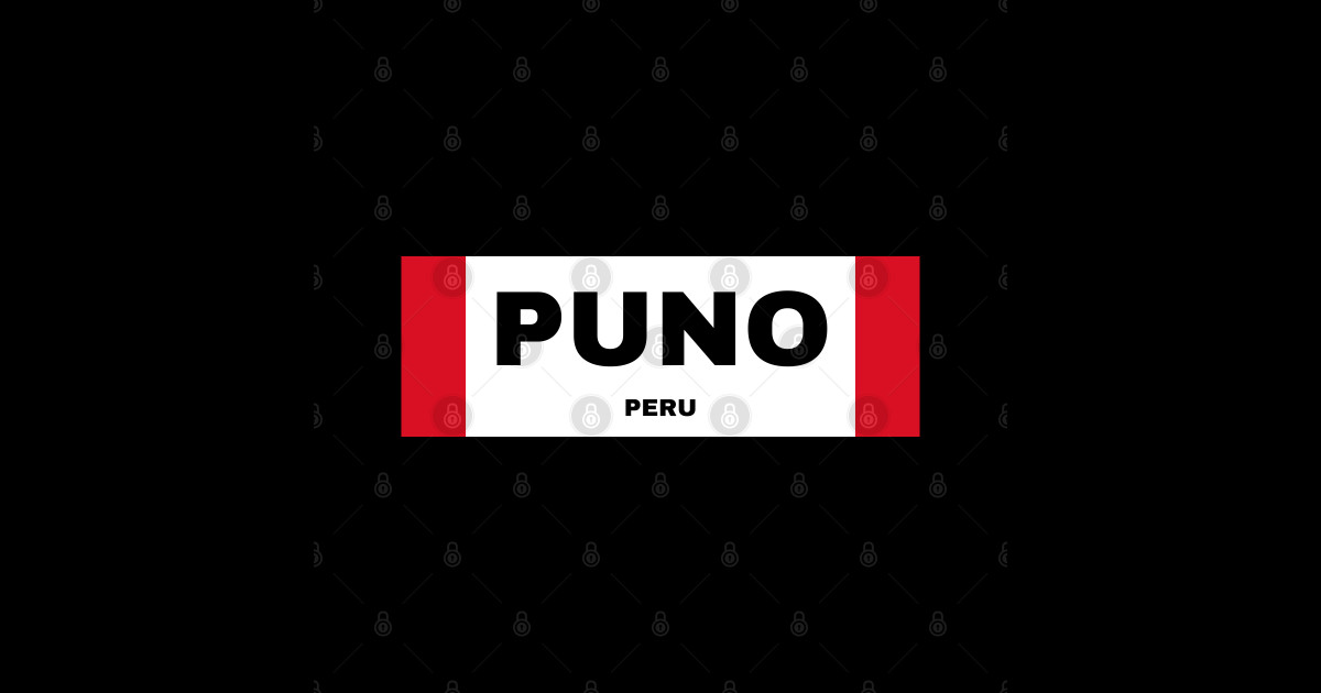 Puno City in Peruvian Flag - Peru - Sticker | TeePublic