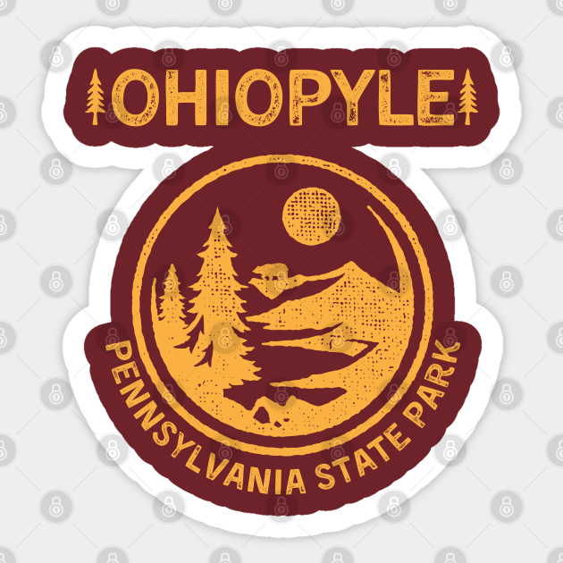 Ohiopyle State Park - Ohiopyle State Park - Sticker | TeePublic
