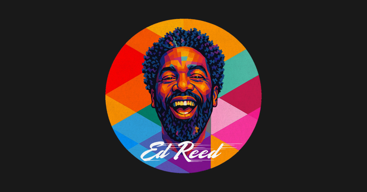 Ed Reed WPAP Style - Ed Reed - T-Shirt | TeePublic