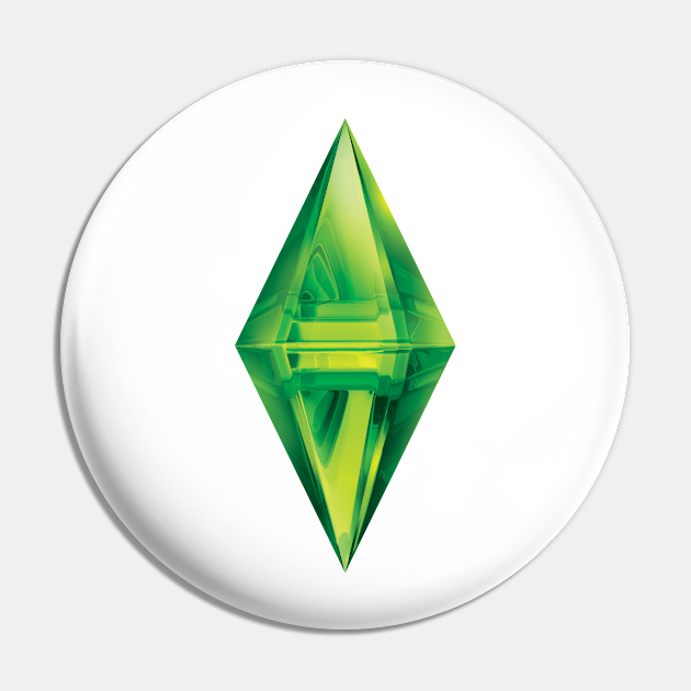 Sims 3 Plumbob Sims Pin Teepublic