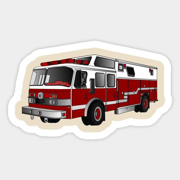 Fire engine cartoon illustration - Fire Engine Cartoon Illustration ...
