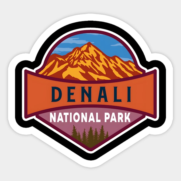 Denali National Park - Denali - Sticker | TeePublic