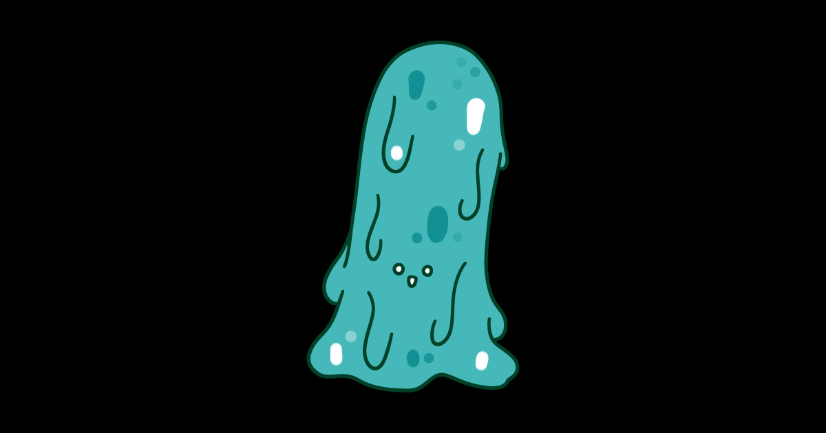 Blue Green Slime - Slime - Sticker | TeePublic
