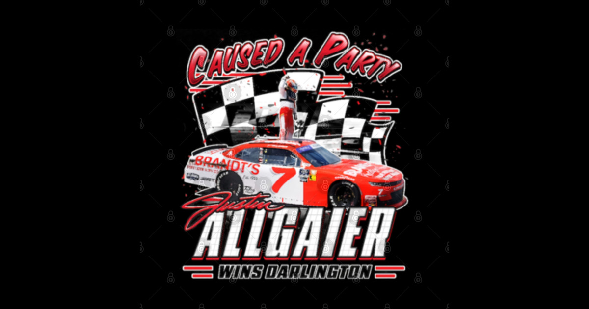 Justin Allgaier Xfinity Series Race Win - Justin Allgaier - Sticker ...