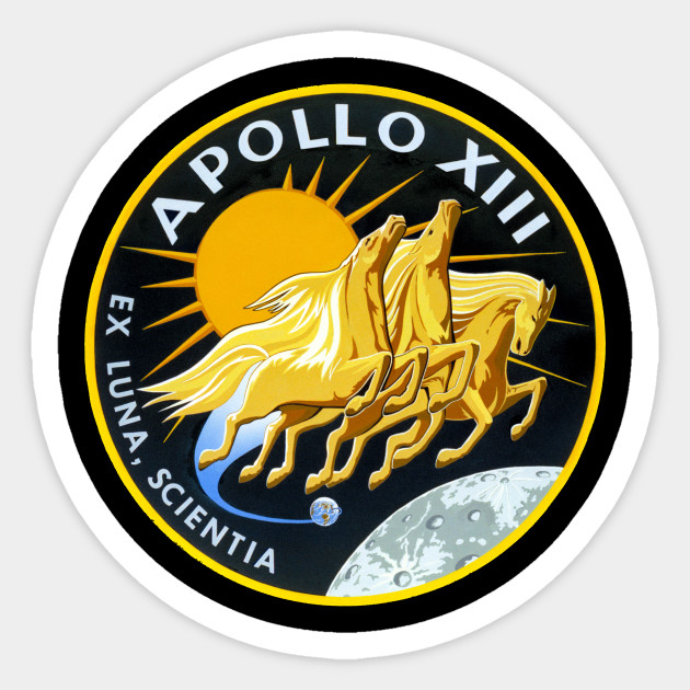 Apollo 13 NASA Mission Astronaut Patch - Apollo 13 - Sticker | TeePublic