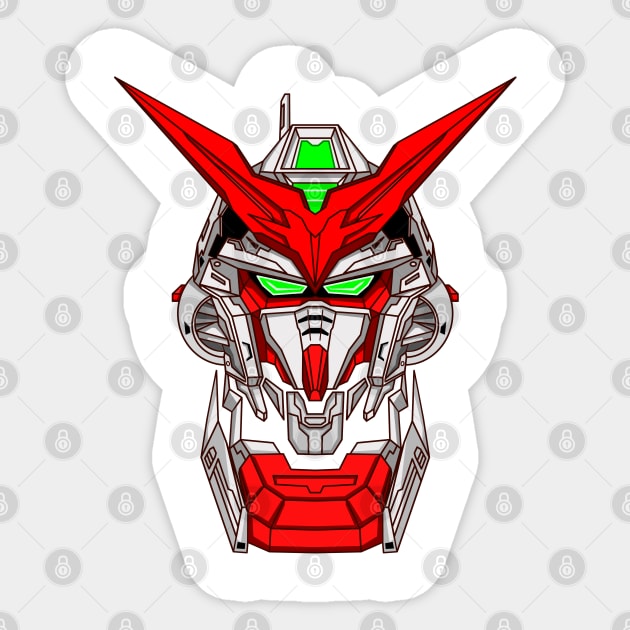 Astray Red Frame - Gundam - Sticker | TeePublic