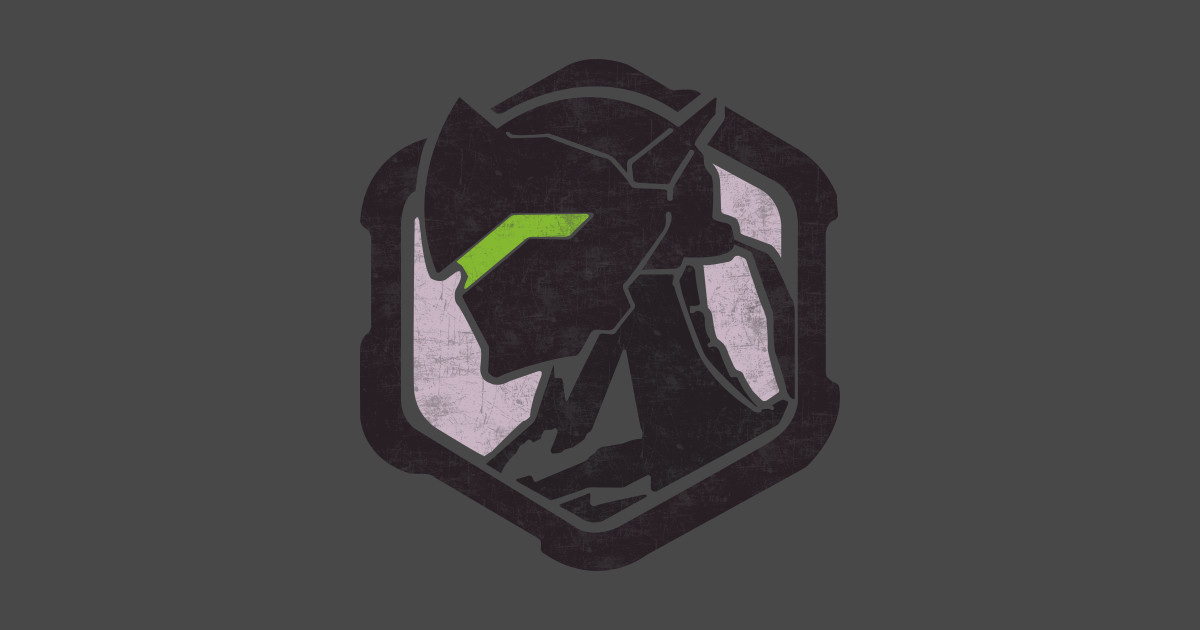 Genji Hexagon - Overwatch - T-Shirt | TeePublic