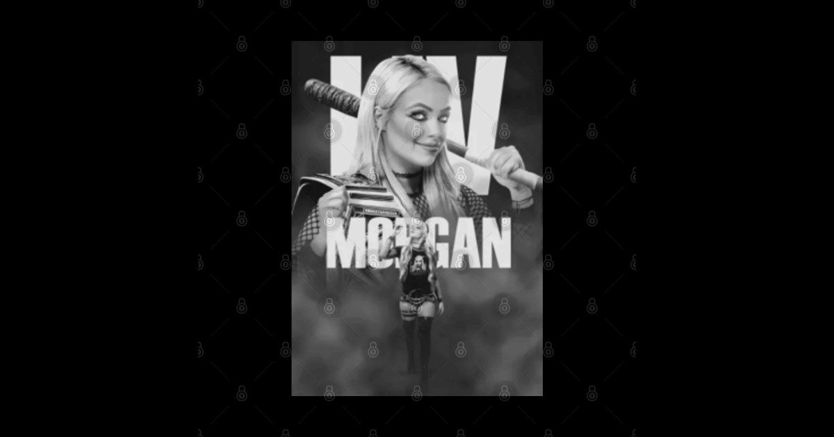 Liv Morgan Black White - Liv Morgan - Sticker | TeePublic