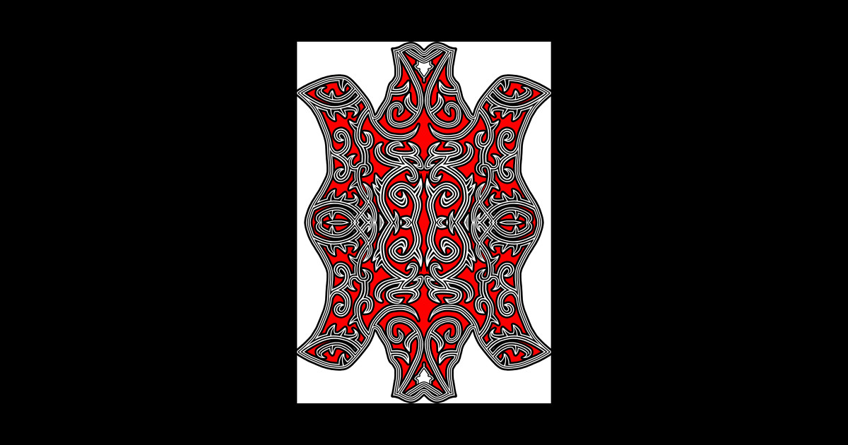batik gorga batak motif 6 - Batik Gorga Batak Motif 6 - Sticker | TeePublic