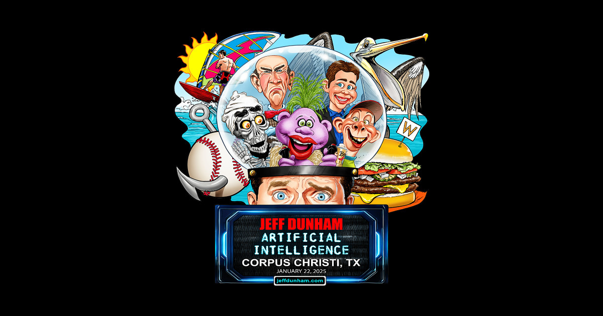 Jeff Dunham - Jeff Dunham - Sticker | TeePublic